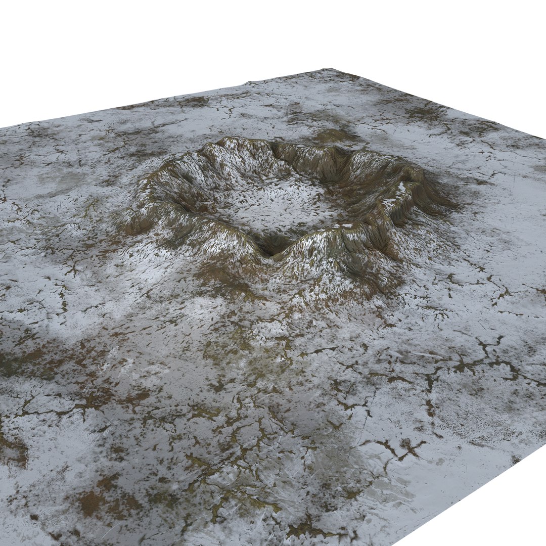 Crater Snow 3D - TurboSquid 1410204