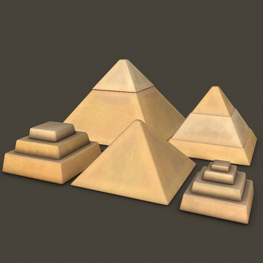 Egyptian Pyramids 3D model - TurboSquid 1970975