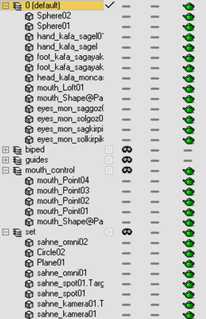 3d Rigged Computer Assistant Character Model