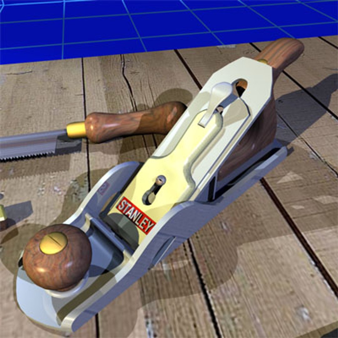 3d Model Wood Working Tool Set