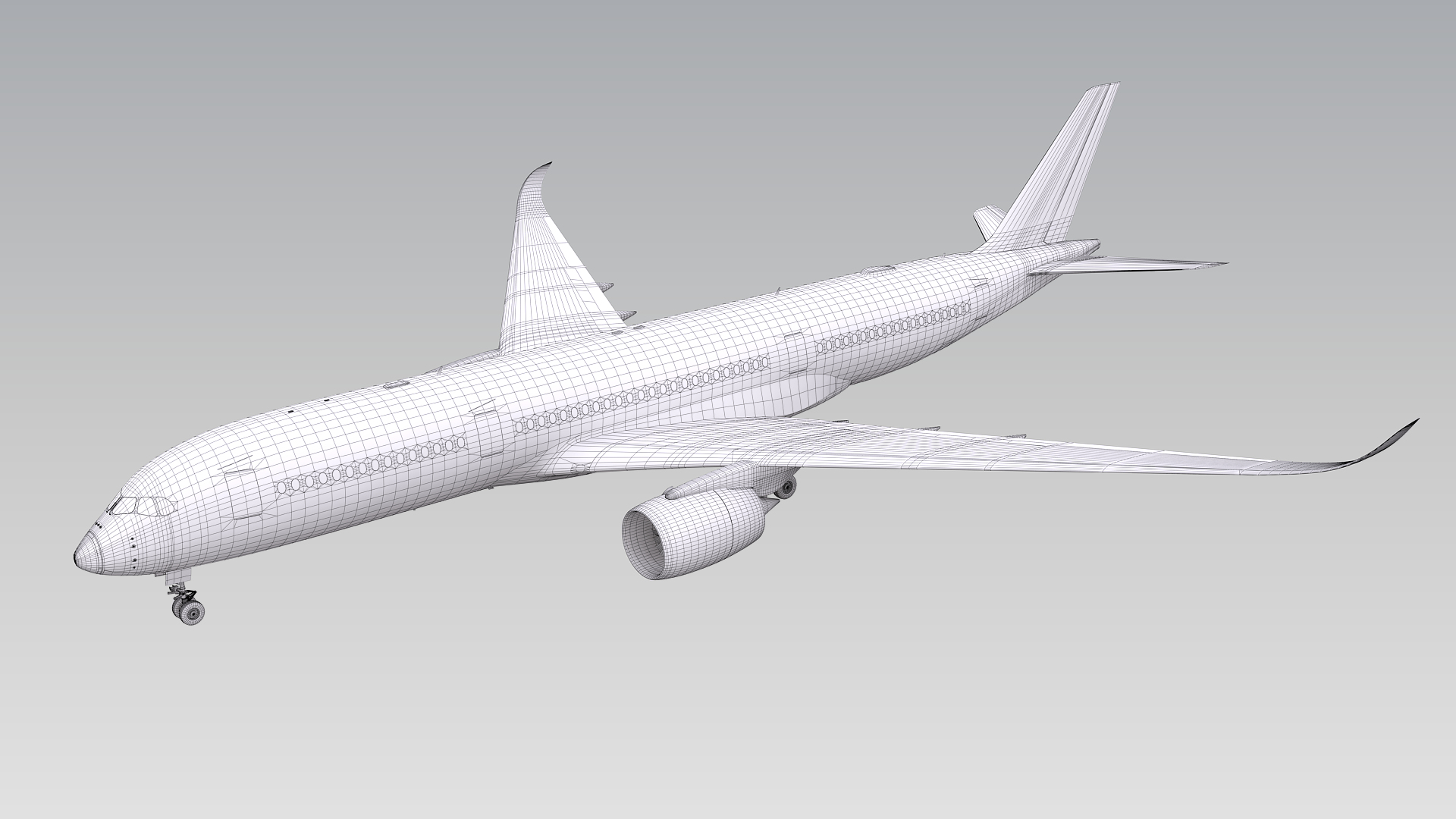 A350-900 - Lufthansa 3D model - TurboSquid 1857431