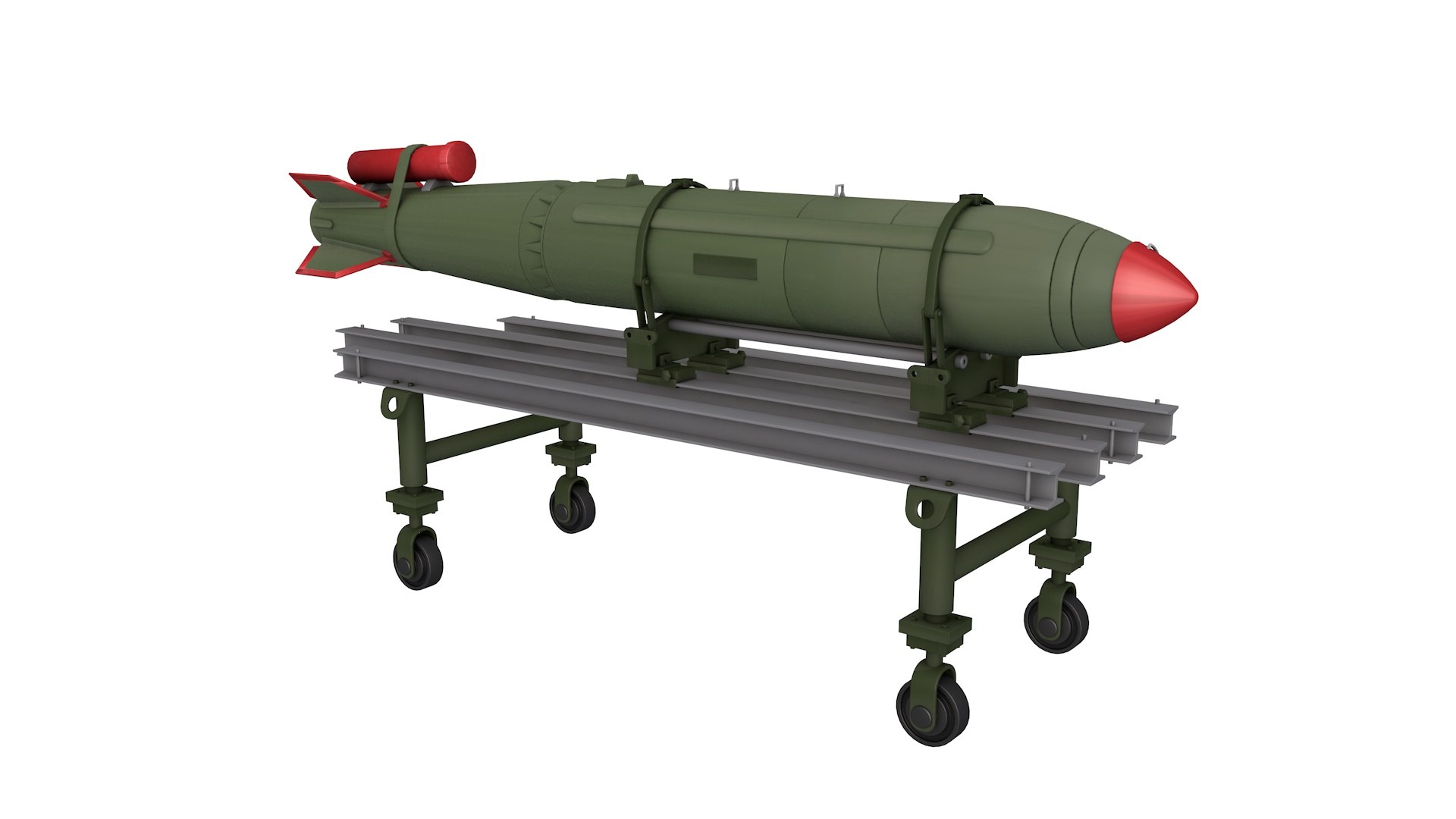 Israel Nuclear Warhead 3D Model - TurboSquid 2211945