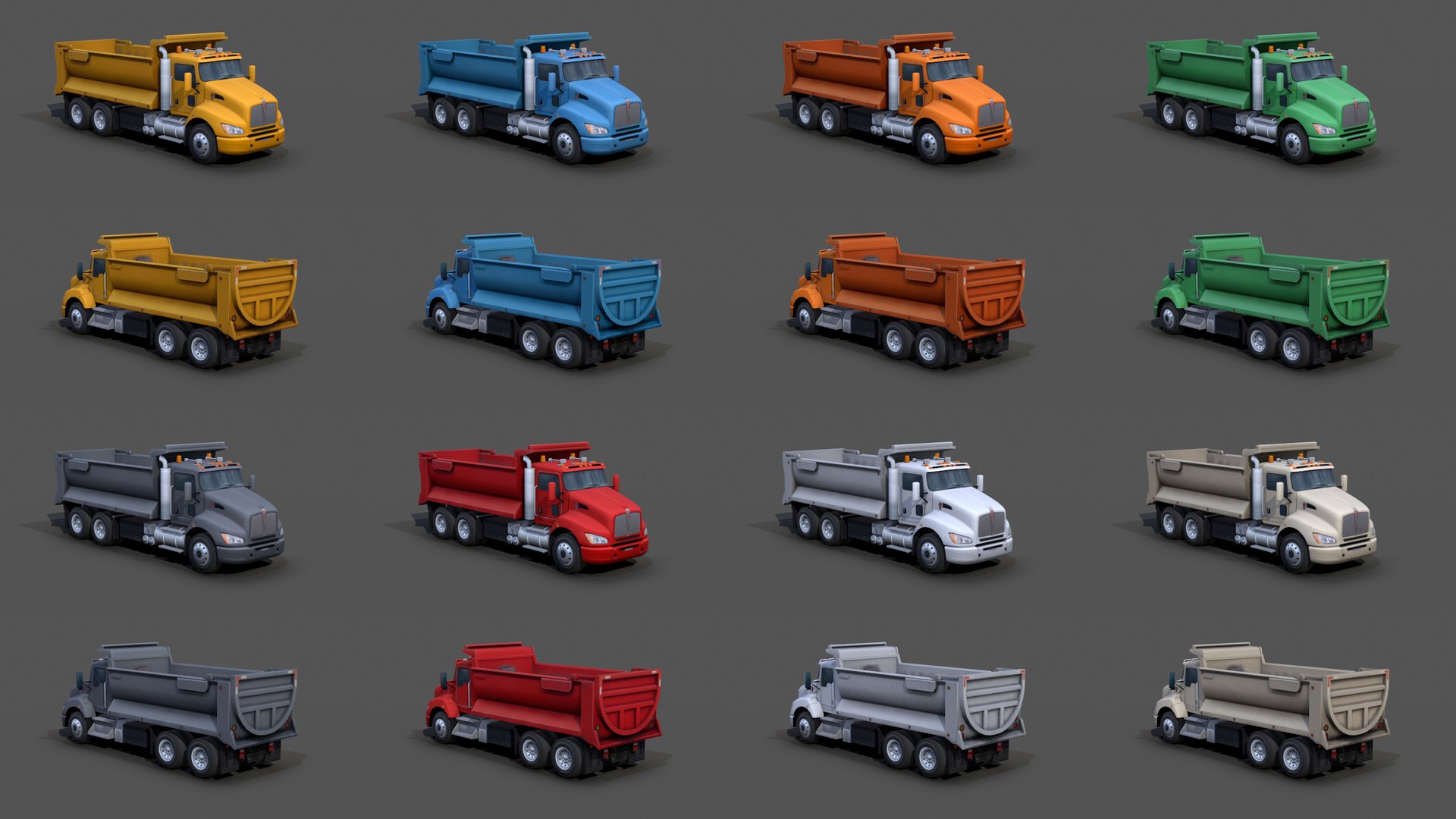 Kenworth T440 2014 Dump Truck S09 3D Model - TurboSquid 2052018