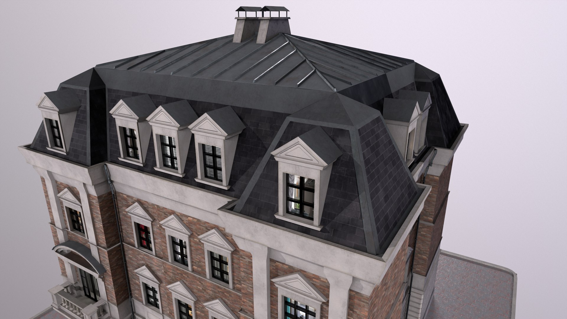 City Street House Bilding 3D Model - TurboSquid 1994382