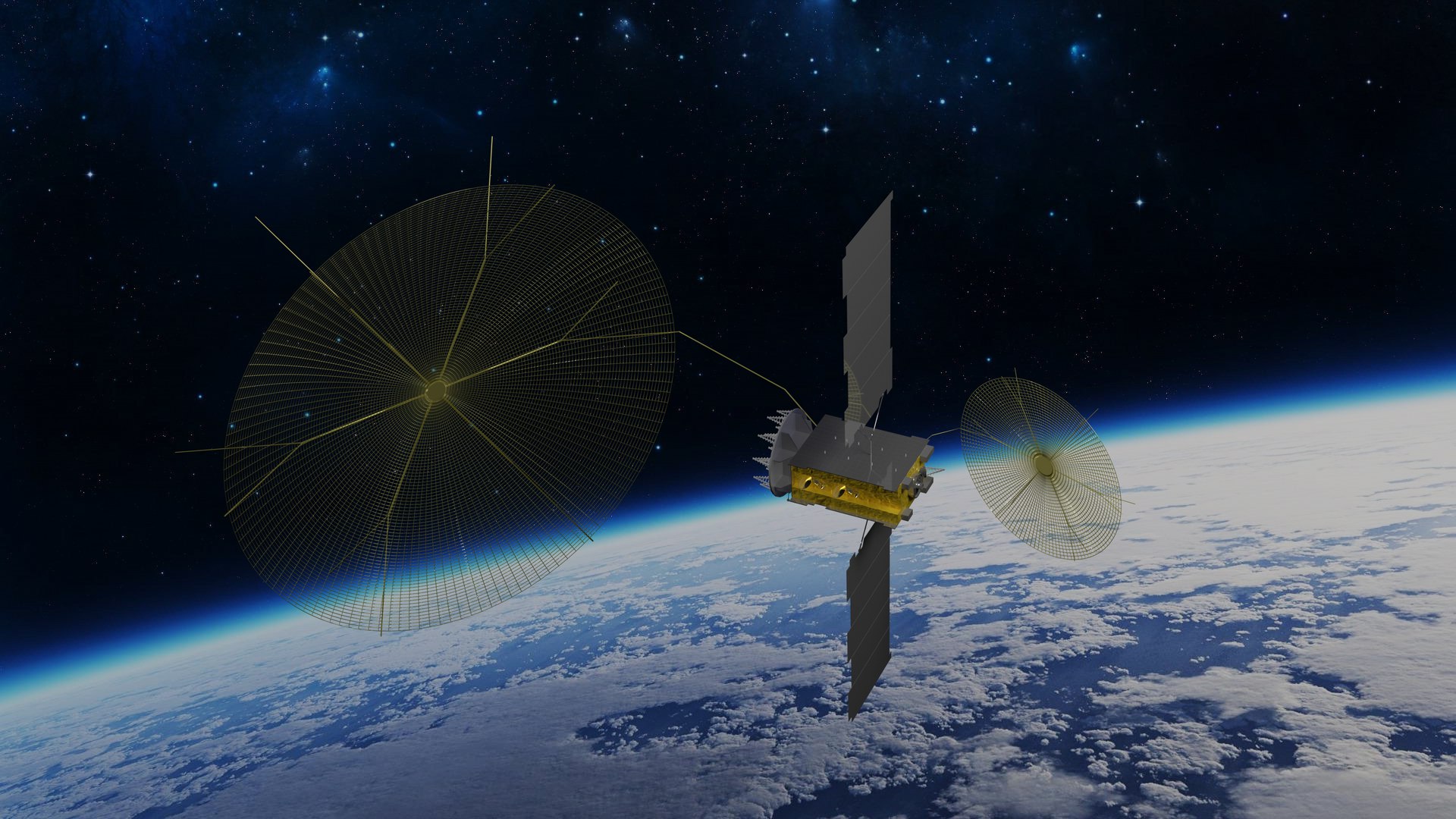 MUOS 1-5 Satellite 3D Model - TurboSquid 1952004