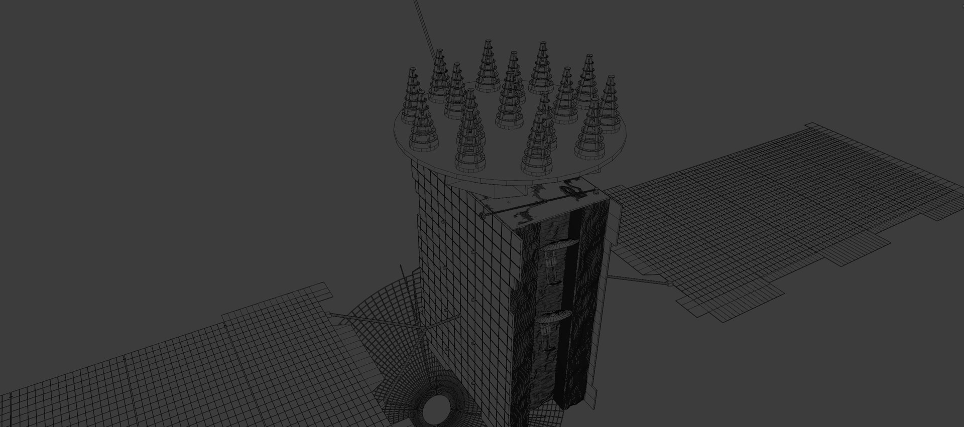 MUOS 1-5 Satellite 3D Model - TurboSquid 1952004