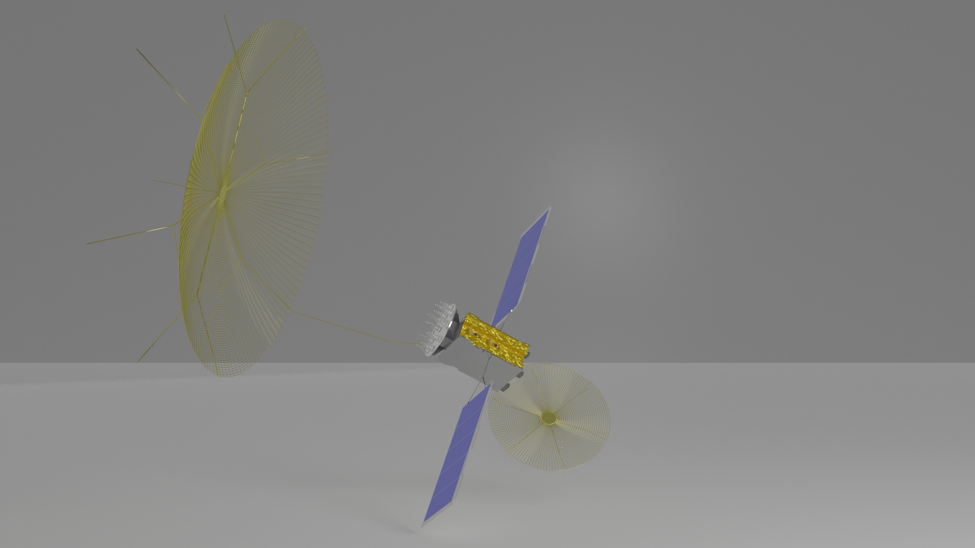 MUOS 1-5 Satellite 3D Model - TurboSquid 1952004