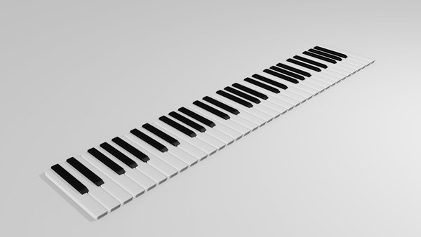 Piano Key 3D Models for Download | TurboSquid