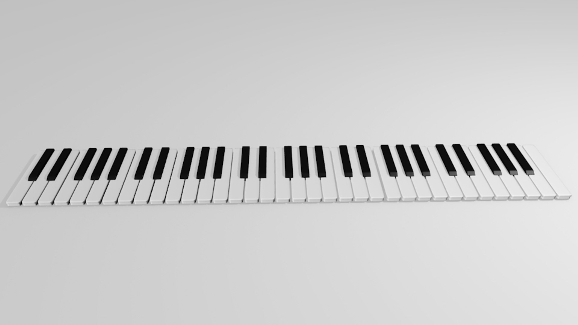 Piano Key 3d Model
