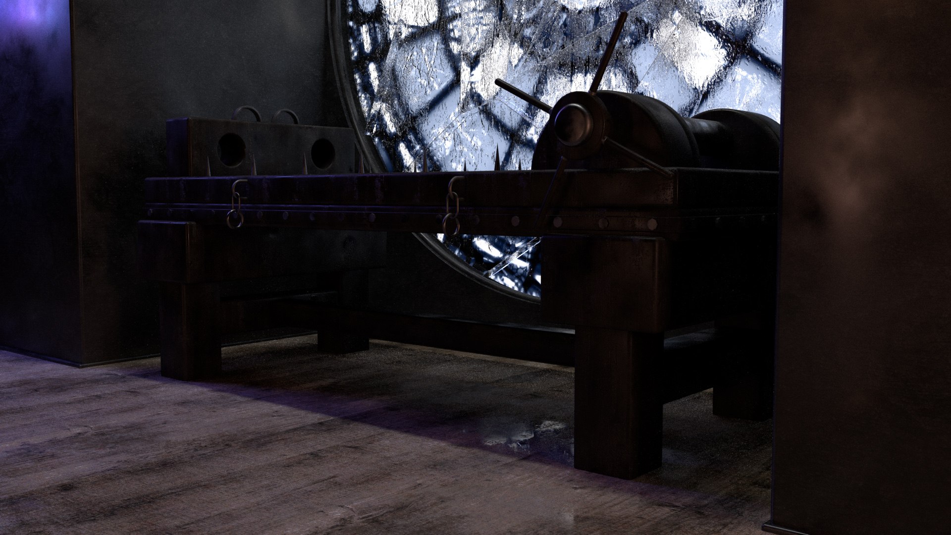 3D Simple Background Torture Room Model - TurboSquid 2043390