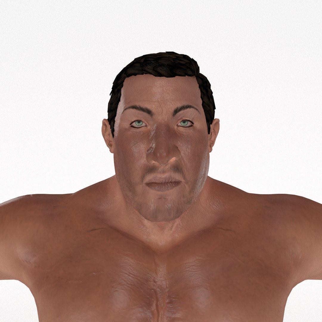 modelo 3d Roger Body Builder - Rigged - TurboSquid 1059587