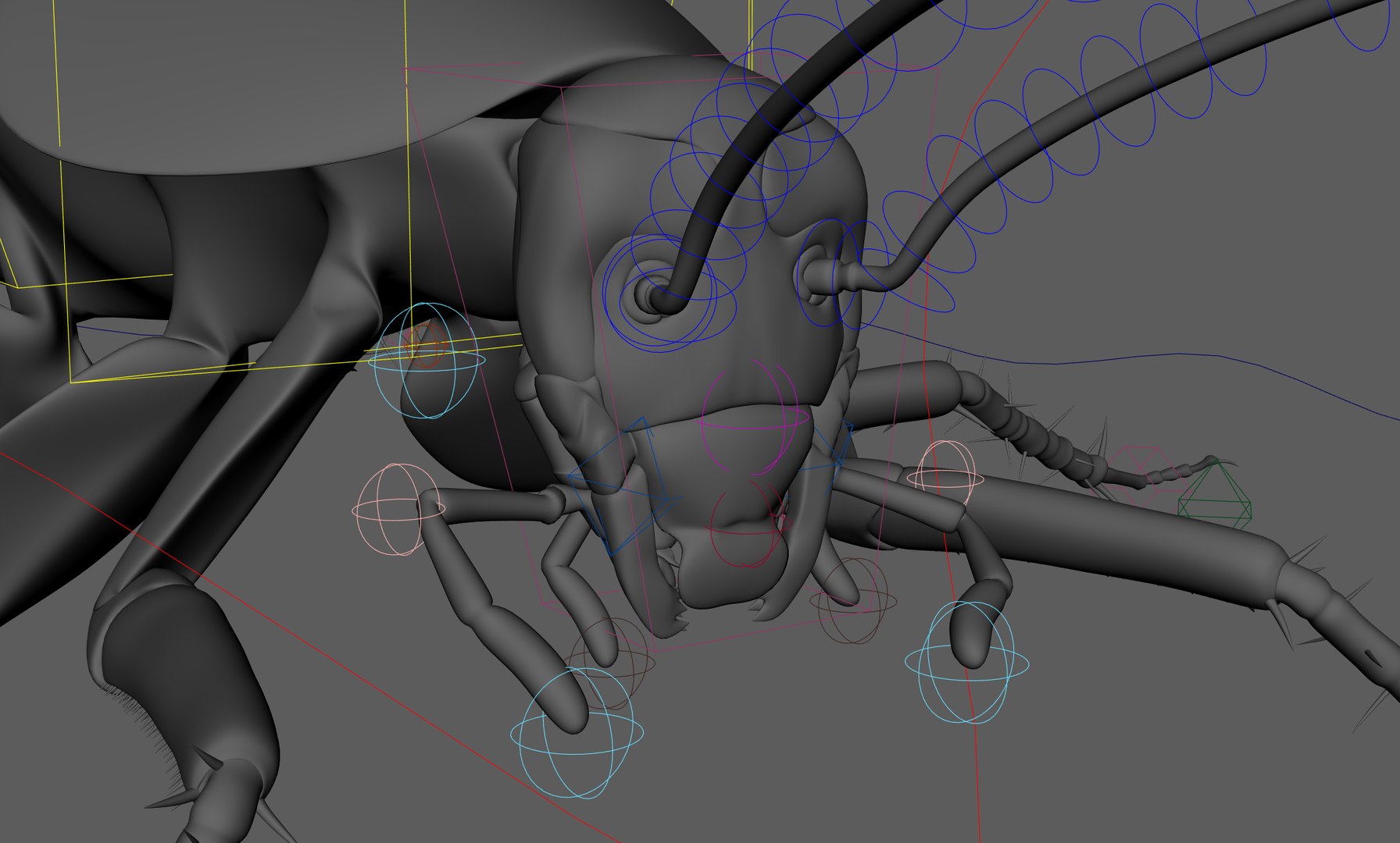 Cockroach Radioactive Animation 3D Model - TurboSquid 1296813