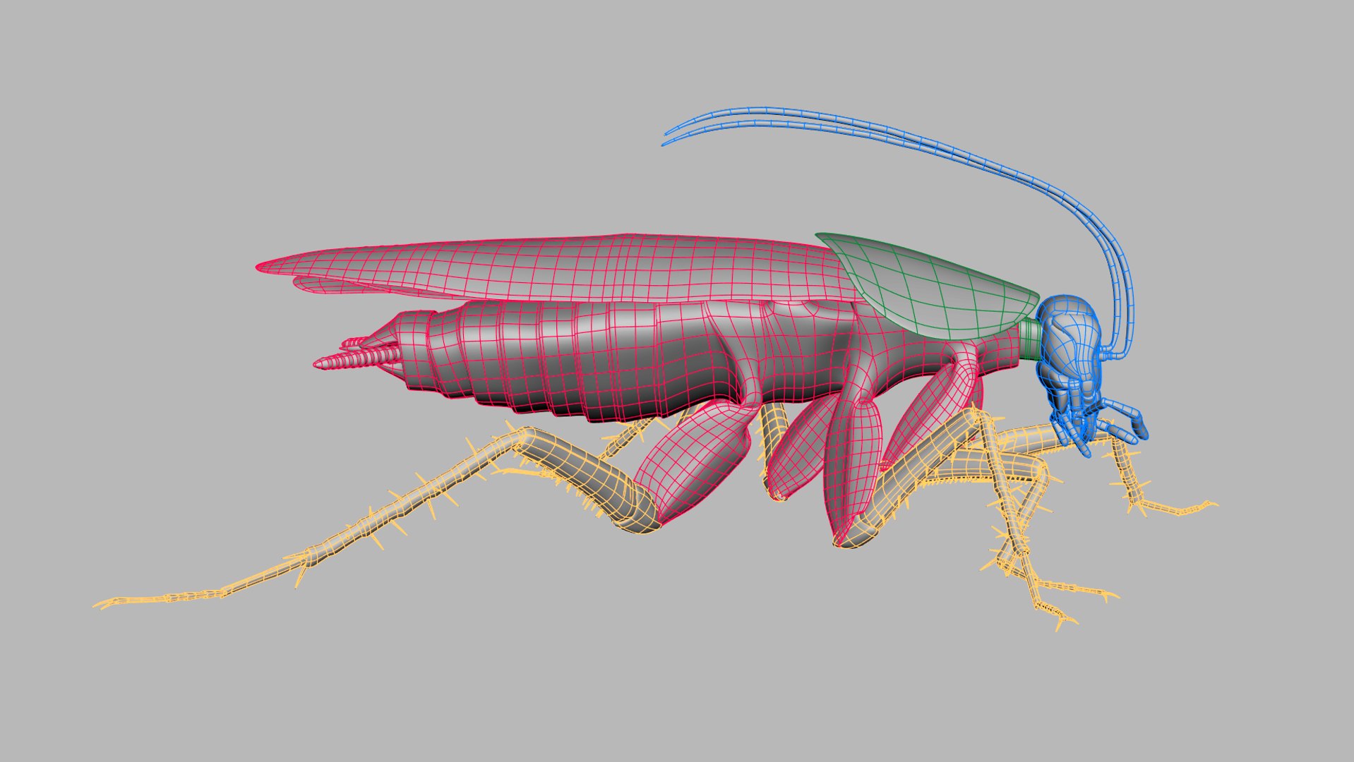 Cockroach Radioactive Animation 3D Model - TurboSquid 1296813