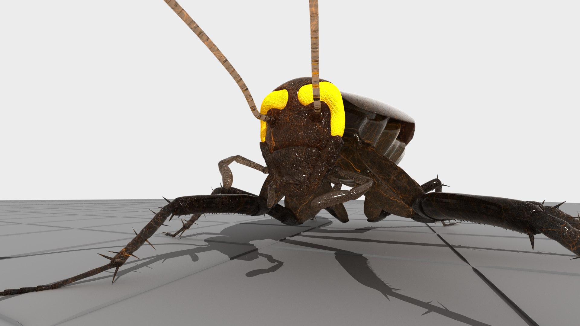 Cockroach Radioactive Animation 3D Model - TurboSquid 1296813