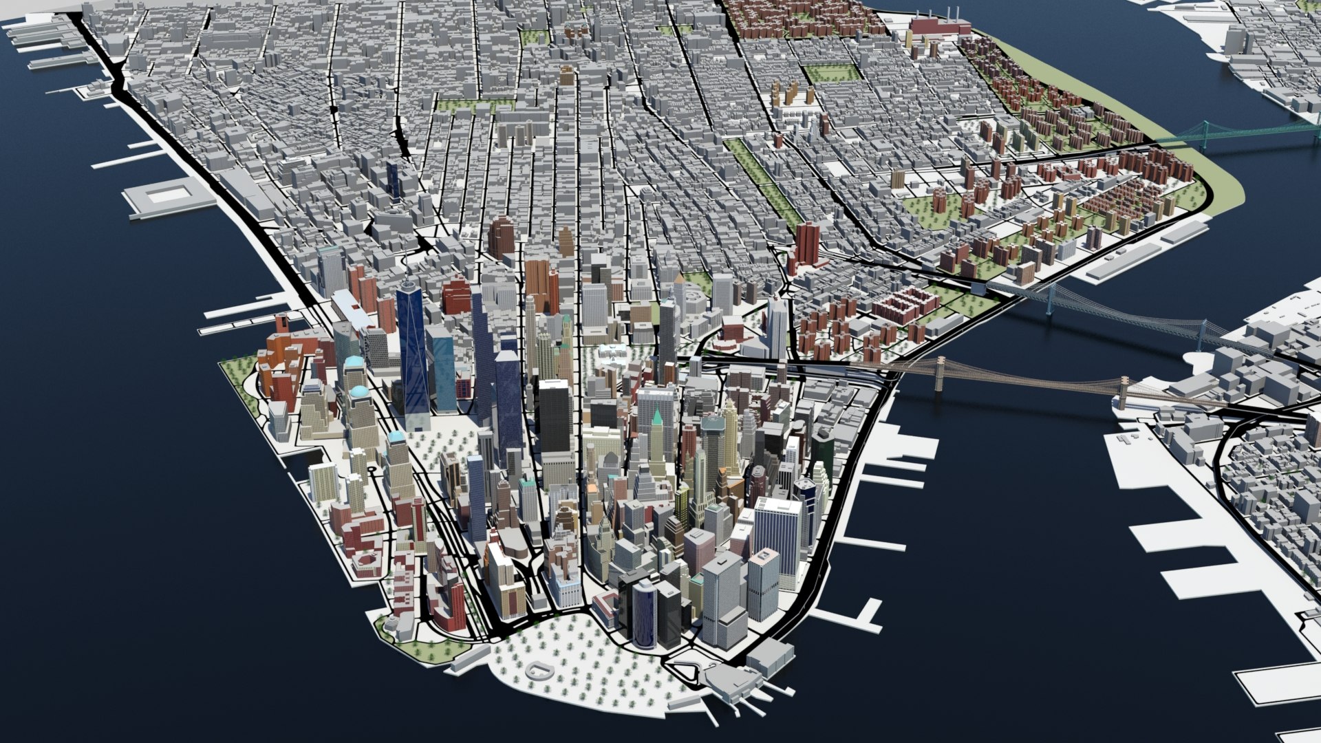 3D Model City New York - TurboSquid 1157501