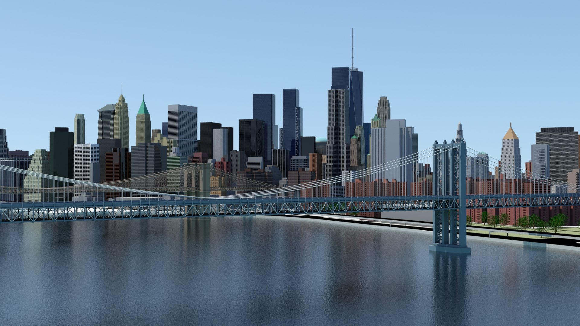 3D Model City New York - TurboSquid 1157501