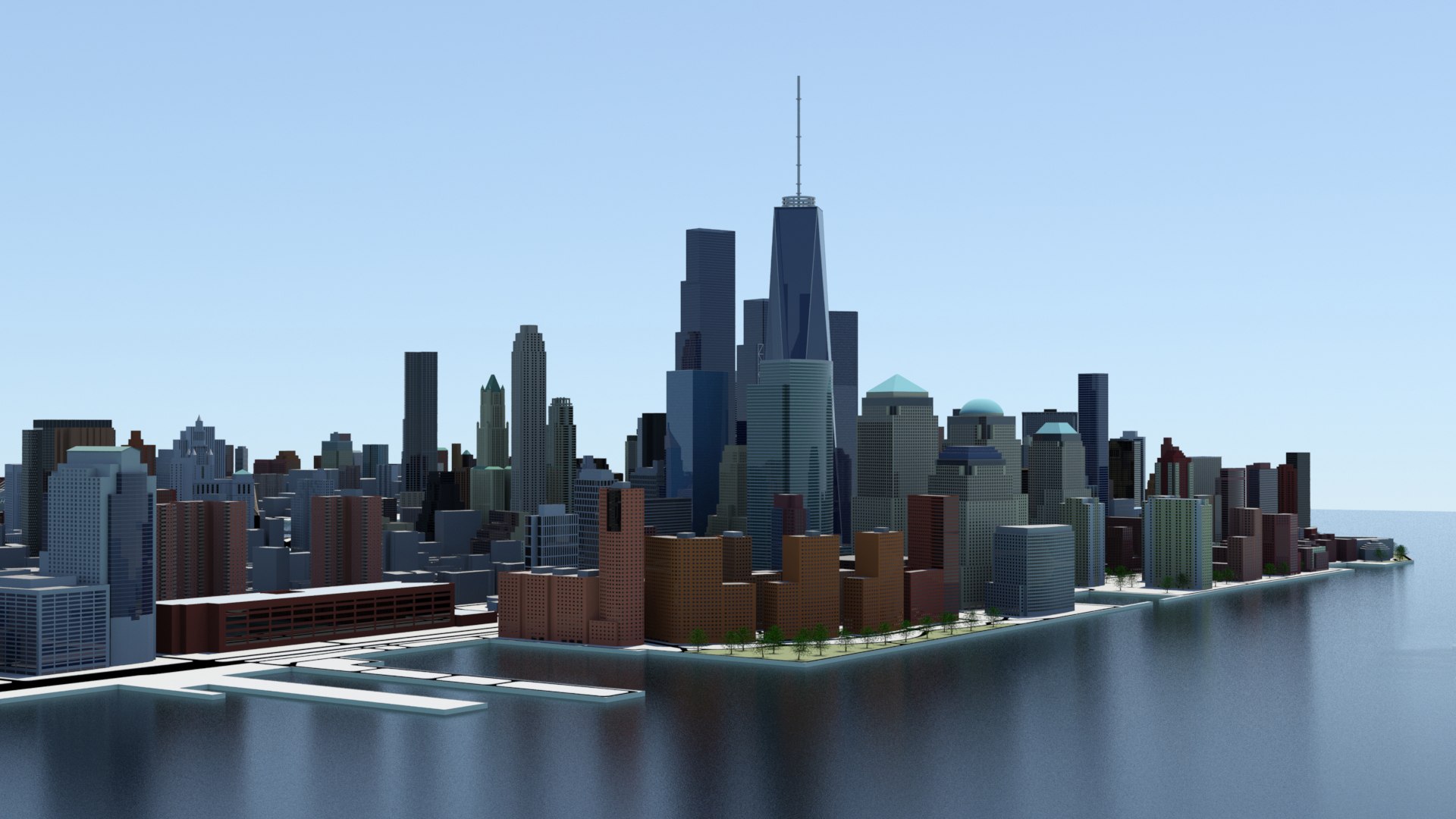 3D Model City New York - TurboSquid 1157501