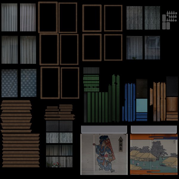 3D japanese corner building shop model - TurboSquid 1561273