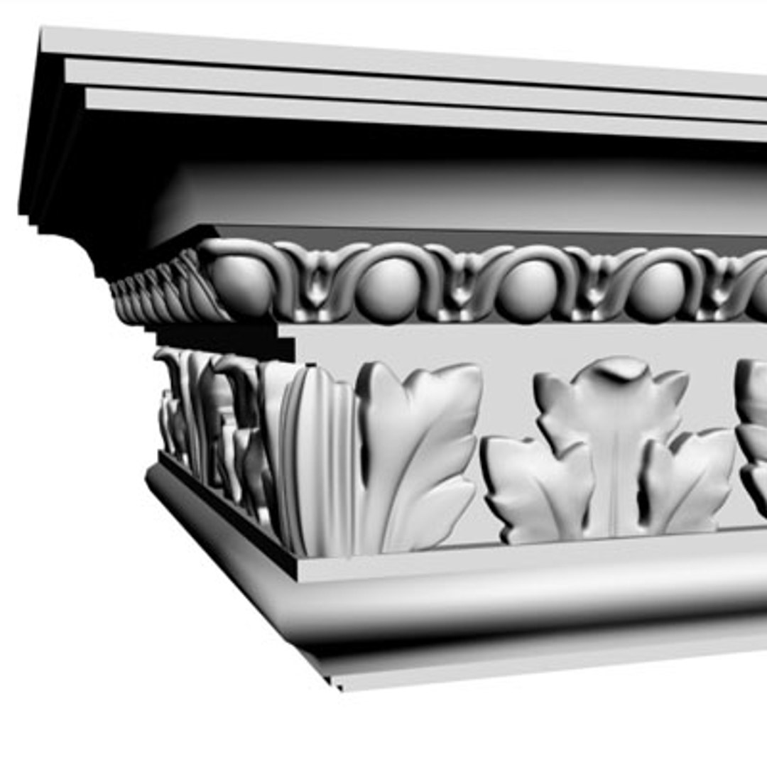 3d Moulding Stucco Model