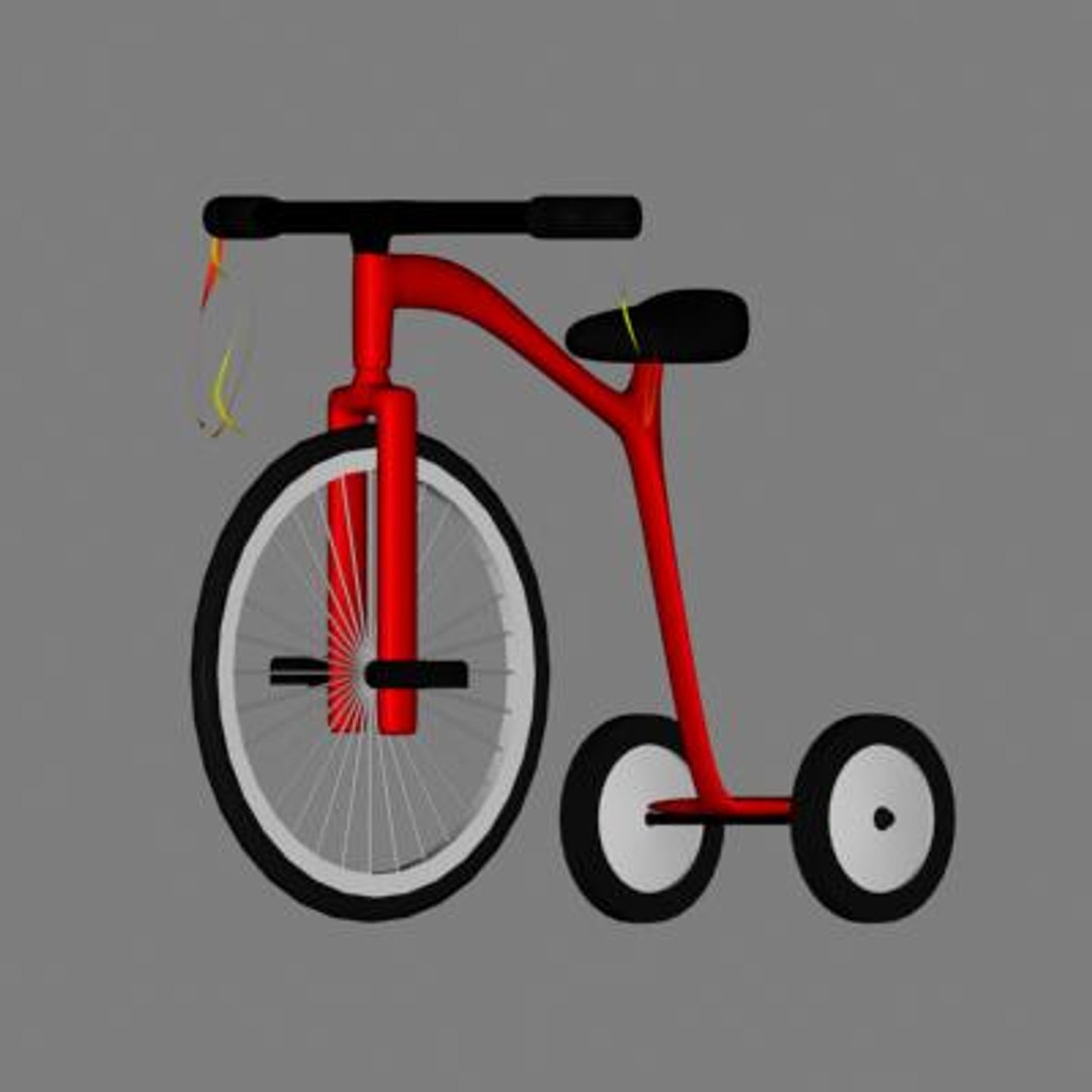 3d child tricycle model