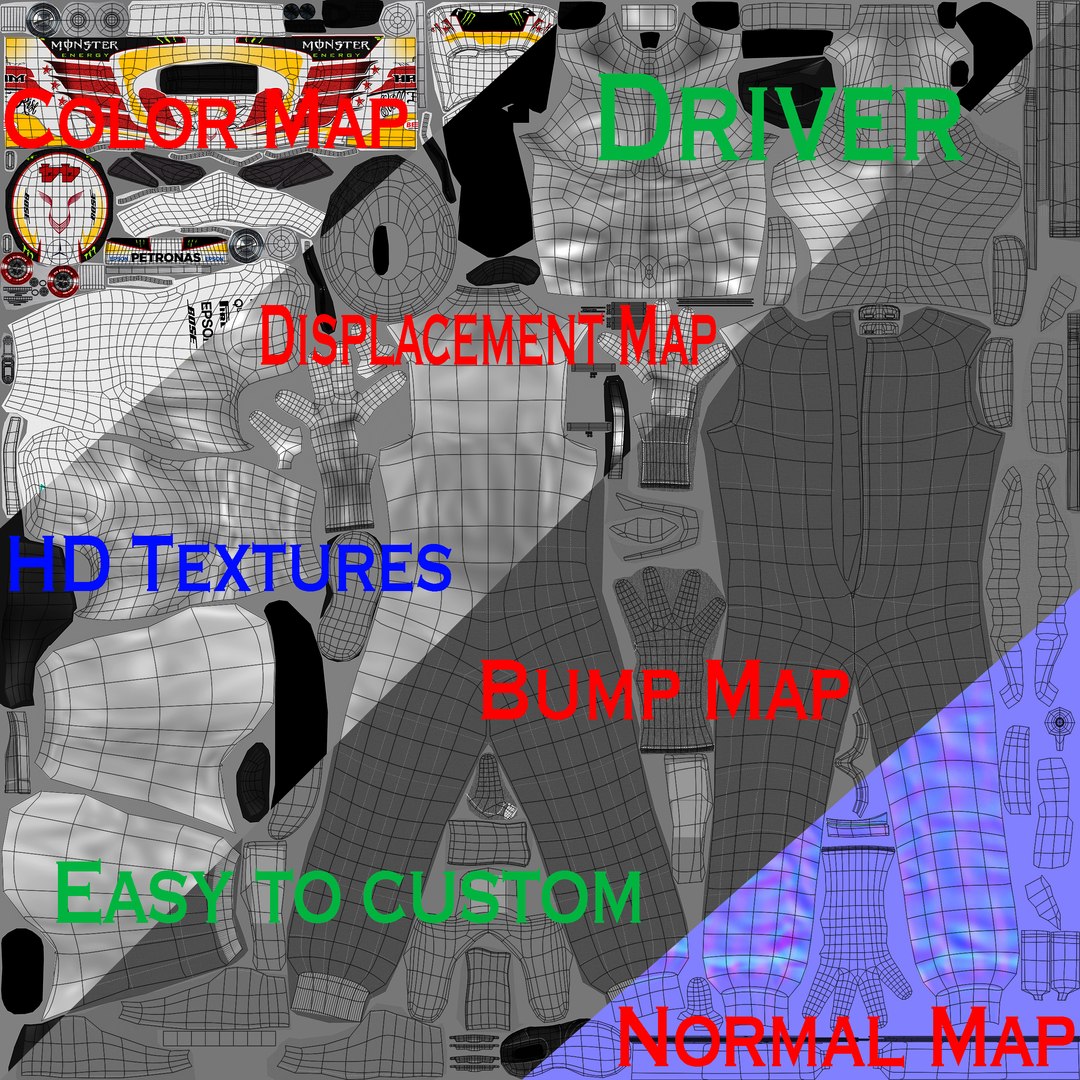 Mercedes W07 Wheels Car Max