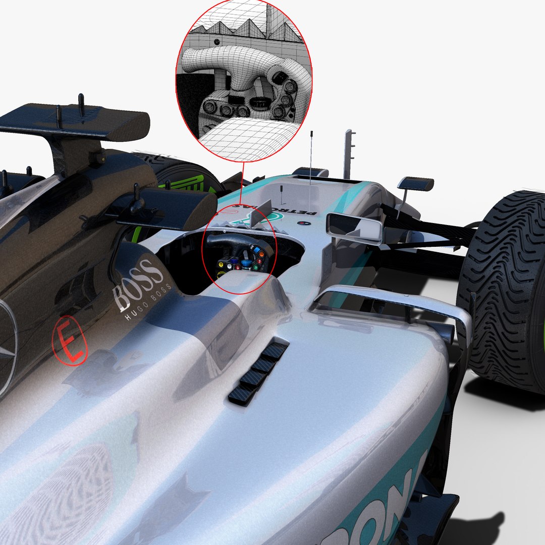 Mercedes W07 Wheels Car Max