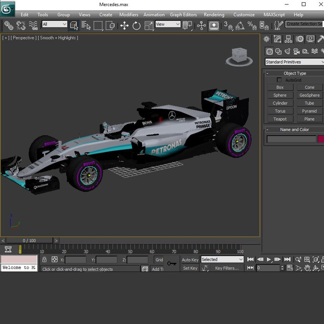 Mercedes W07 Wheels Car Max