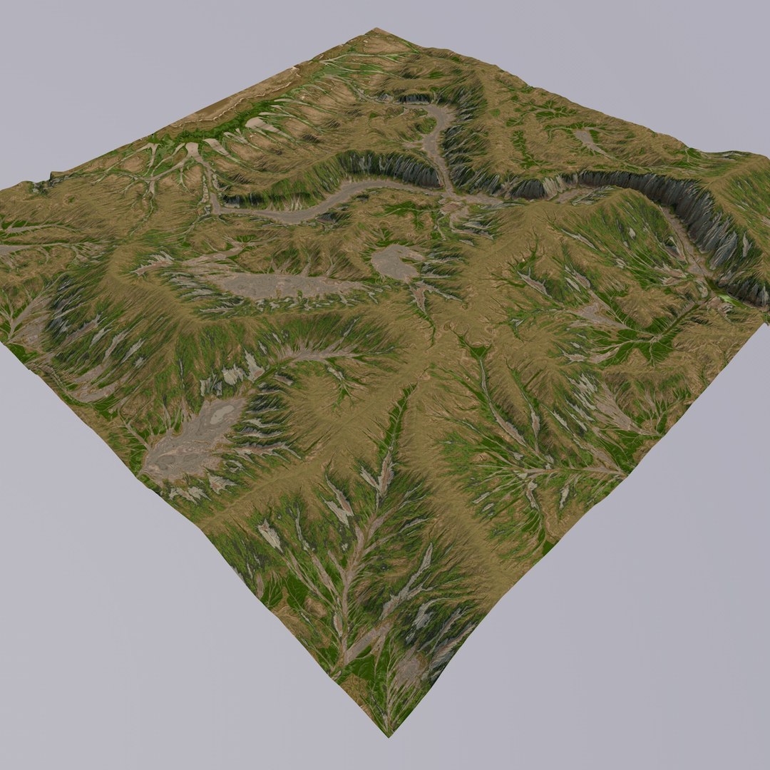 Terrain Maps 3D Model - TurboSquid 1404272