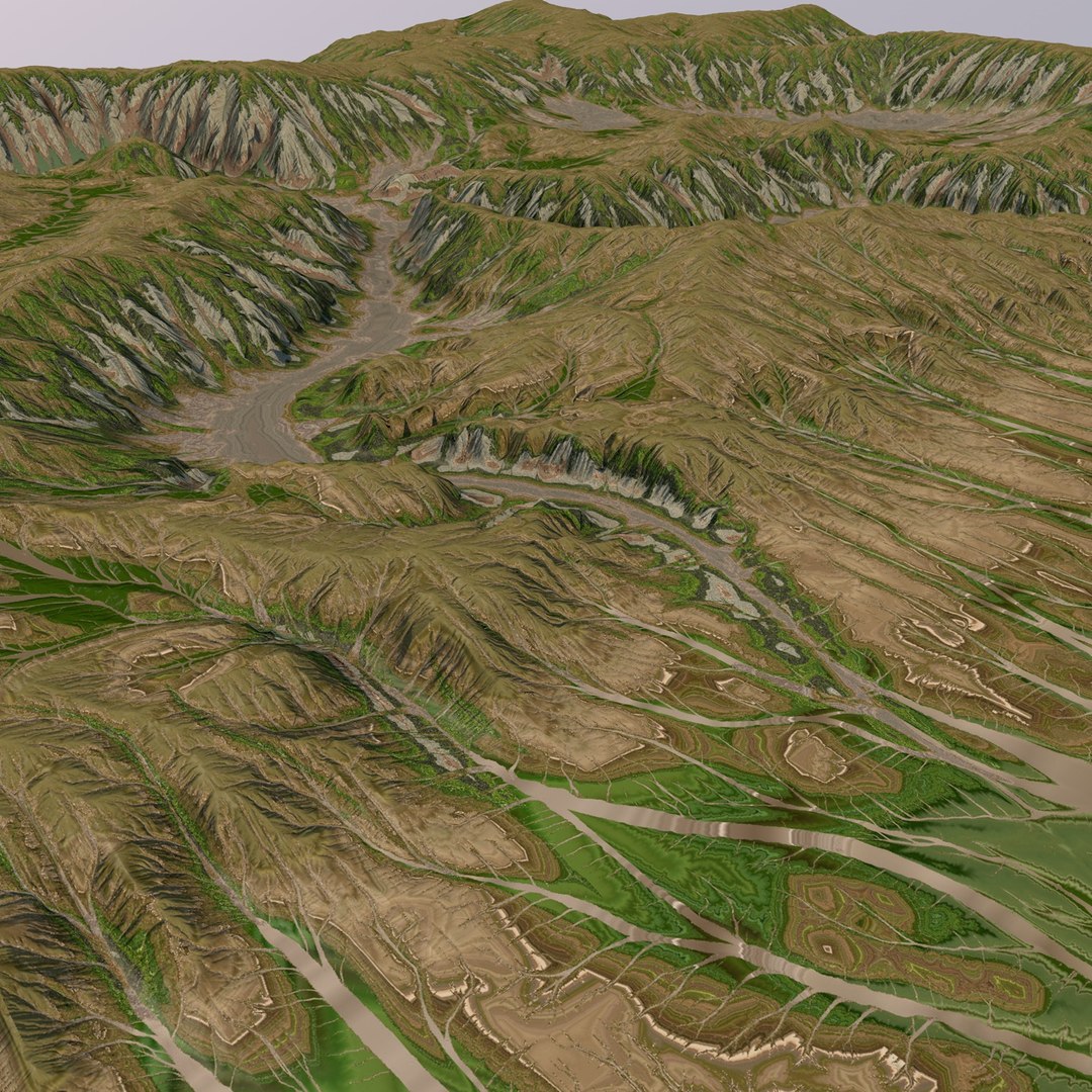 Terrain Maps 3D Model - TurboSquid 1404272