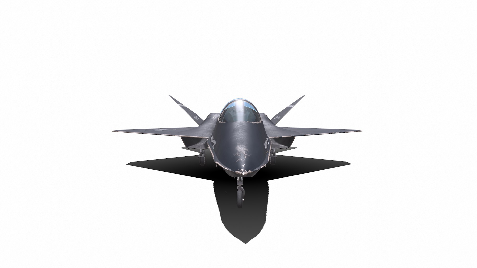 3D model Northrop YF-23 Low-poly PBR - TurboSquid 2165366
