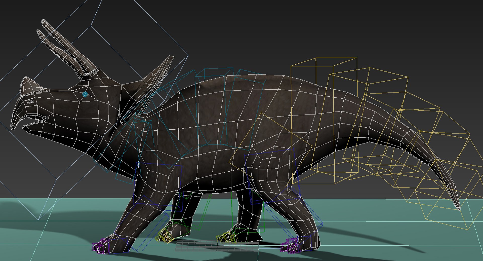3d Model Triceratops Dinosaur