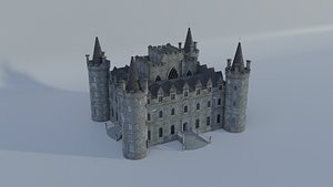 3D Castle Wall Model - TurboSquid 2082574
