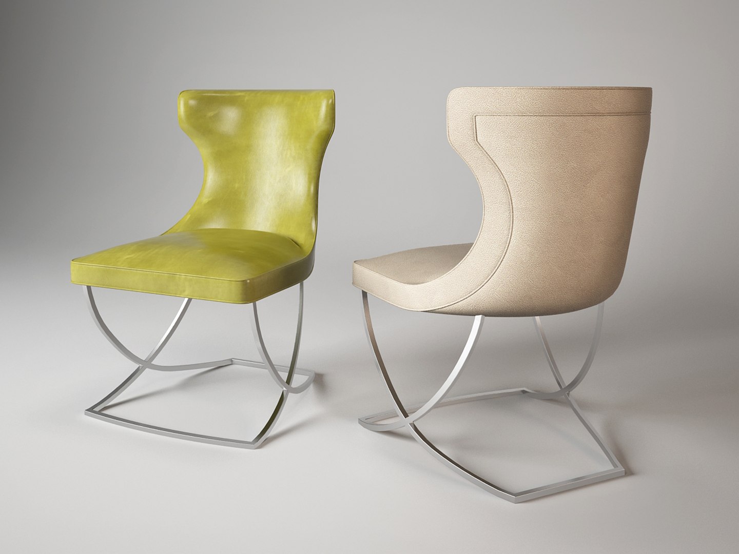 3d Paloma Chair Baxter Model