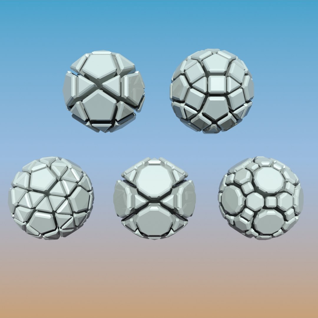 geometric shape pack 3d max