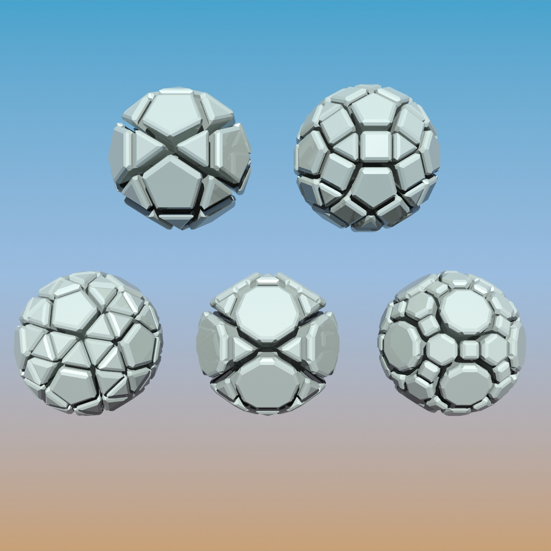 geometric shape pack 3d max