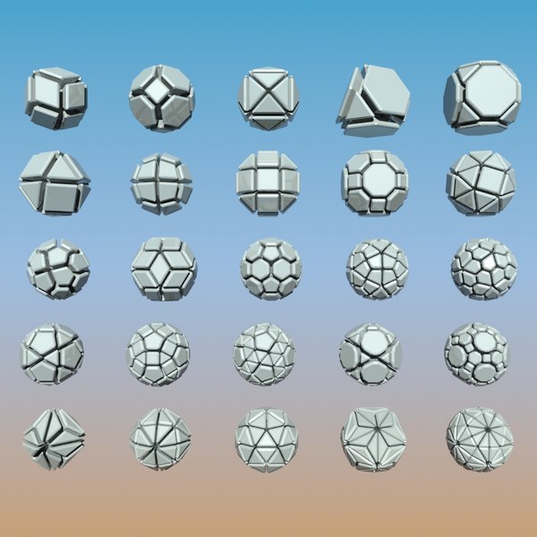 geometric shape pack 3d max