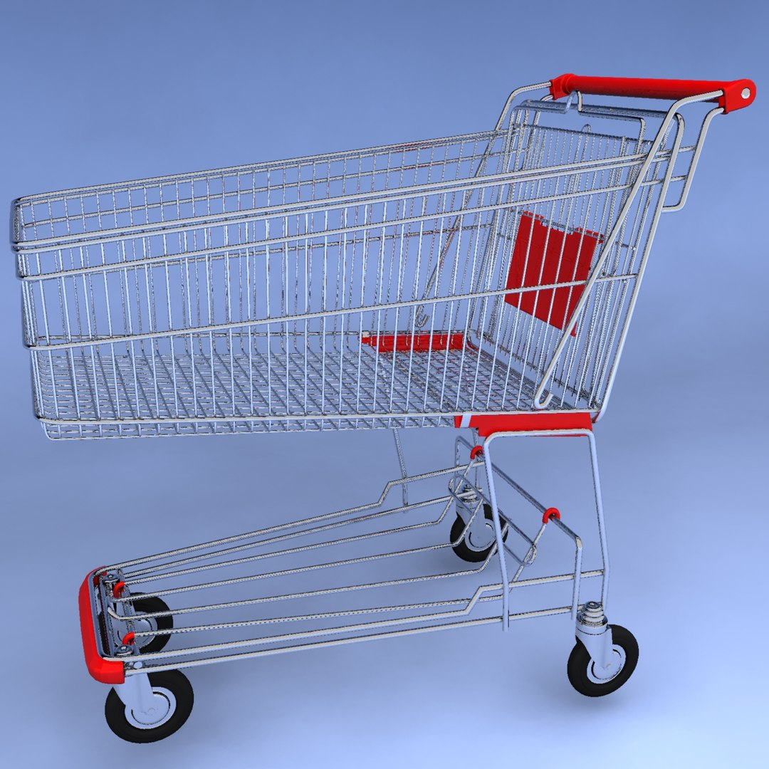3d Model Of Shopping Cart