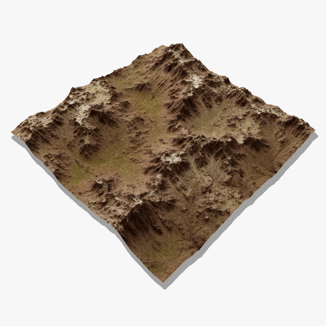 Mountains north erosion n2 3D model - TurboSquid 1954684