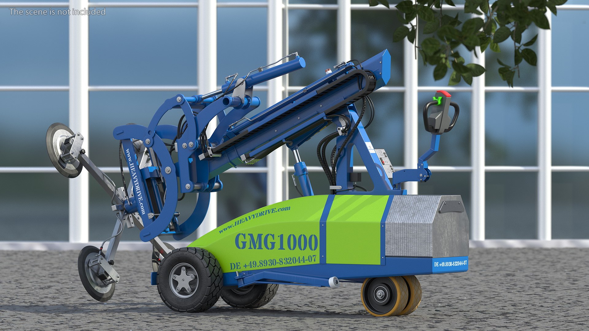 GMG 1000 Glass Handling Machine Rigged 3D model - TurboSquid 1828180