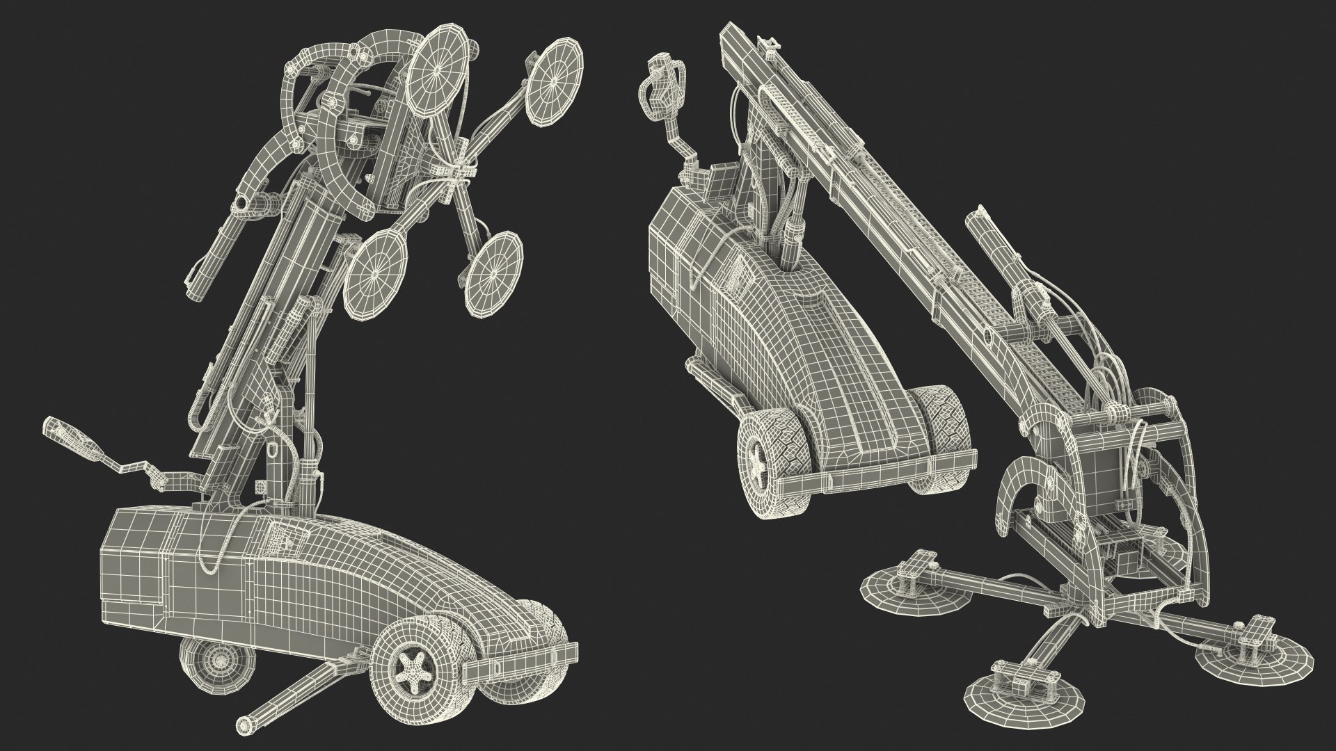 GMG 1000 Glass Handling Machine Rigged 3D model - TurboSquid 1828180