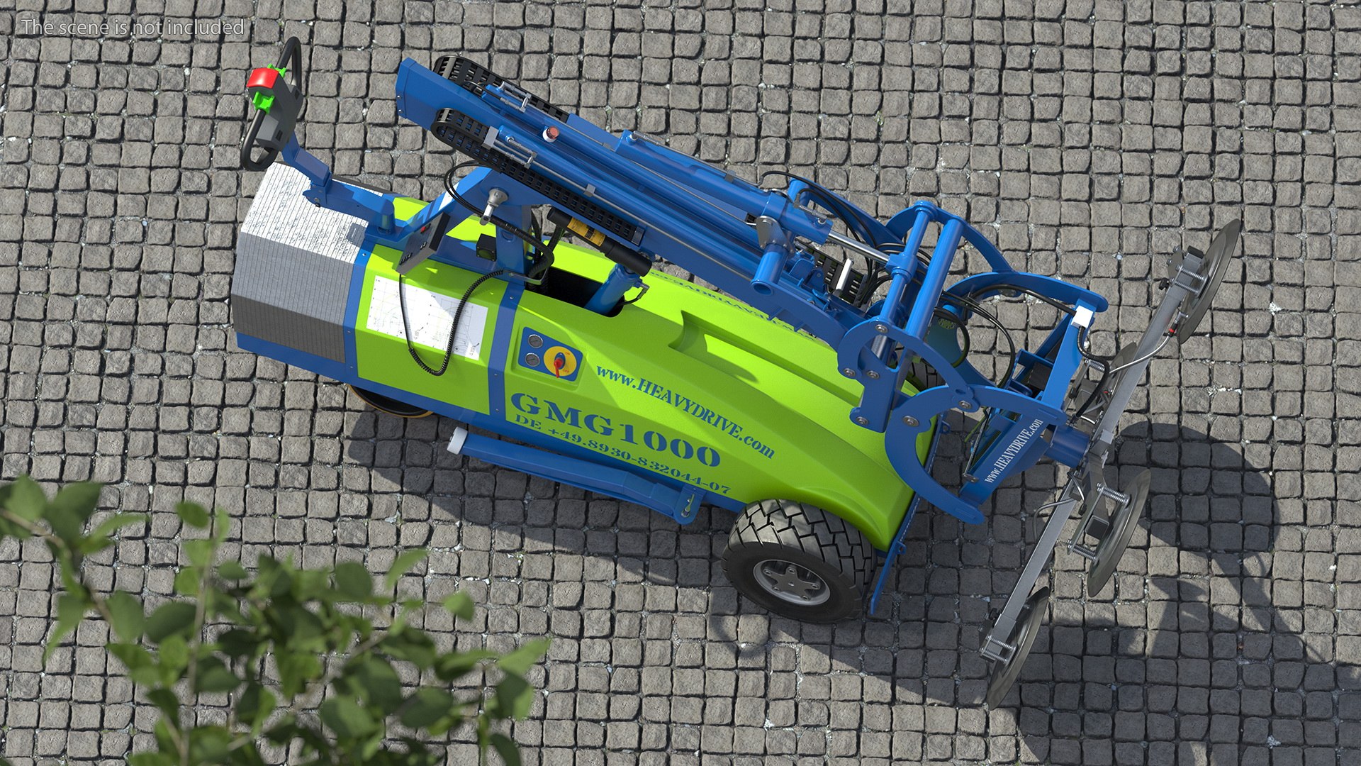 GMG 1000 Glass Handling Machine Rigged 3D model - TurboSquid 1828180