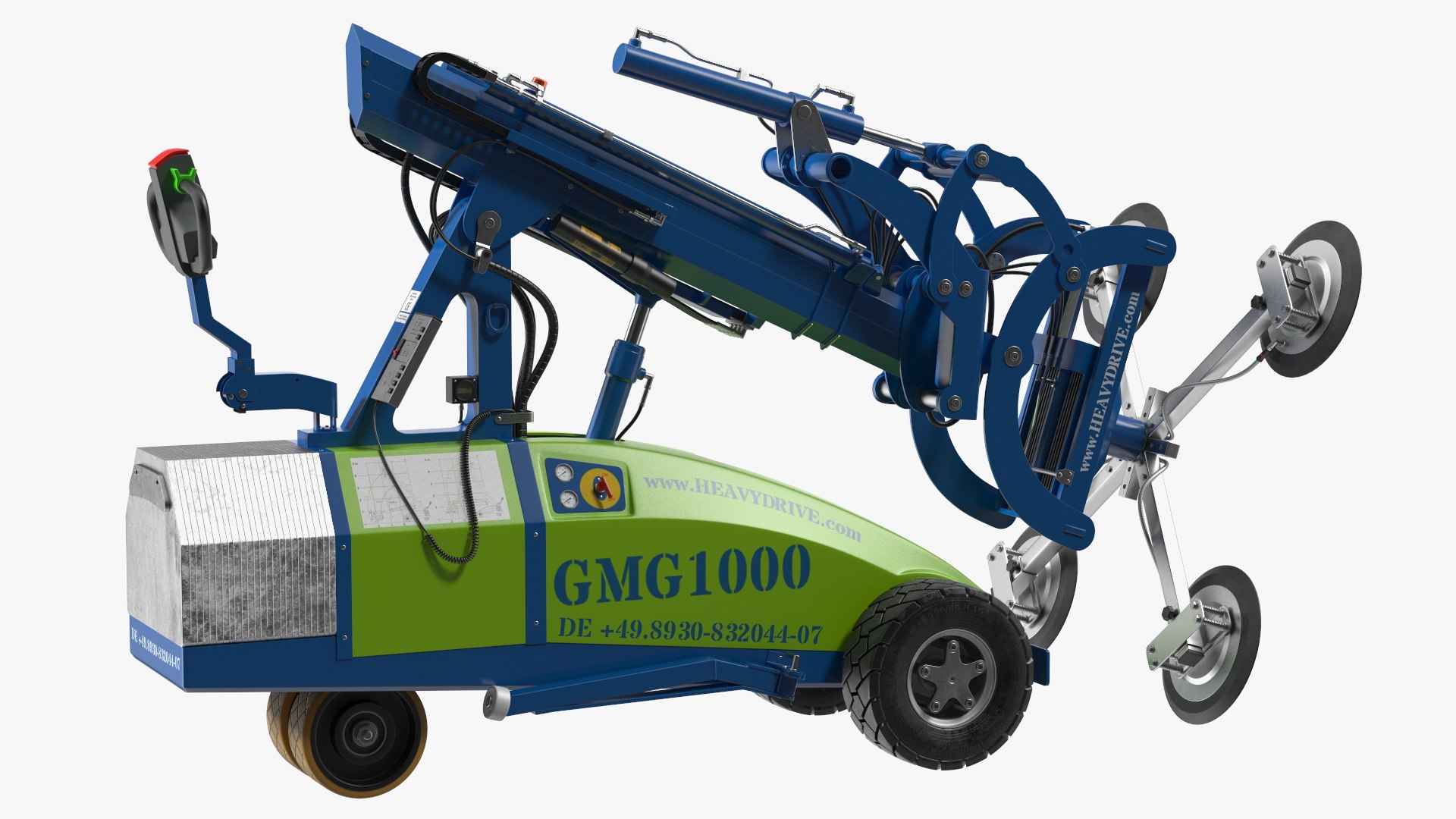 GMG 1000 Glass Handling Machine Rigged 3D model - TurboSquid 1828180