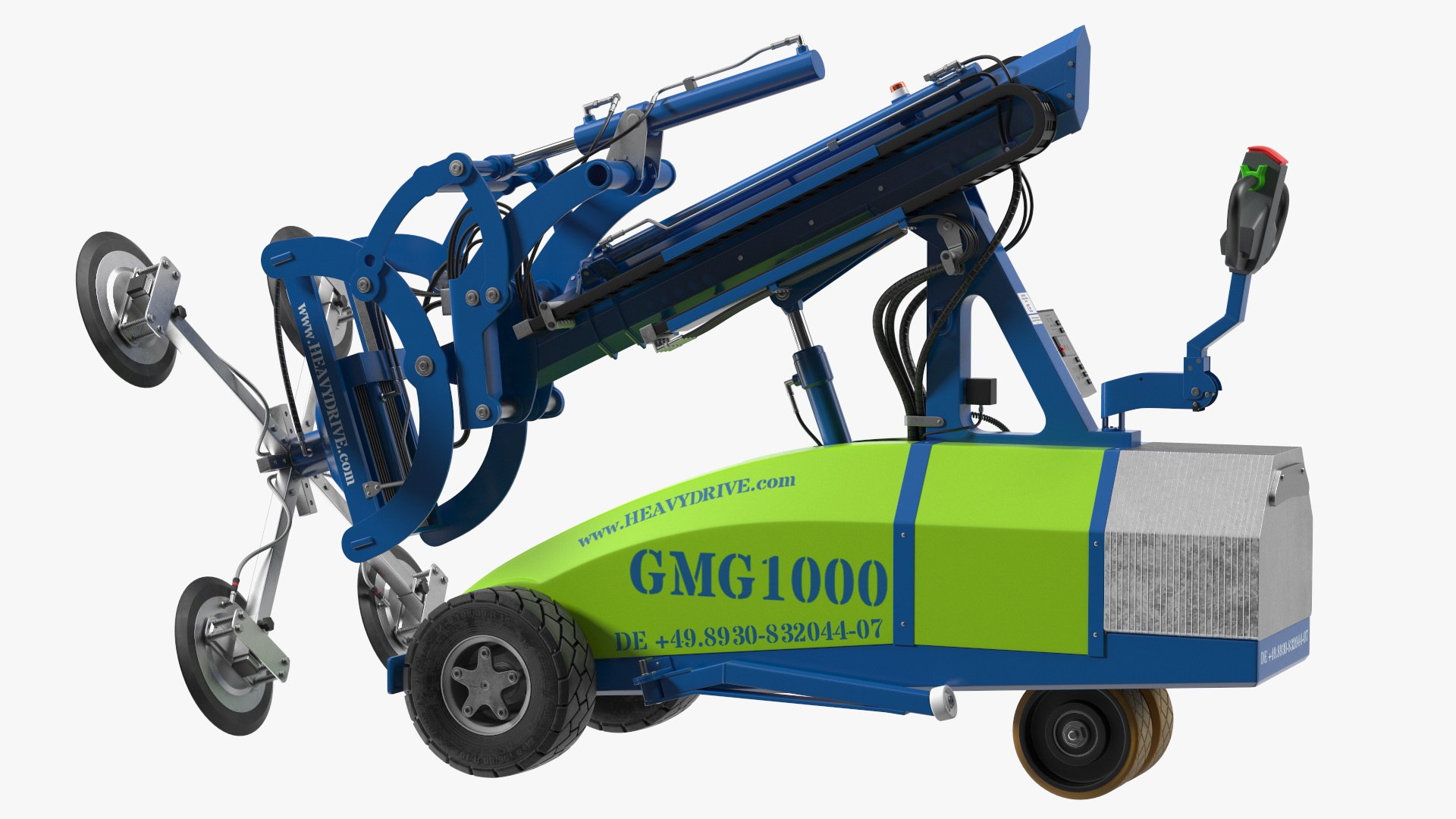 GMG 1000 Glass Handling Machine Rigged 3D model - TurboSquid 1828180