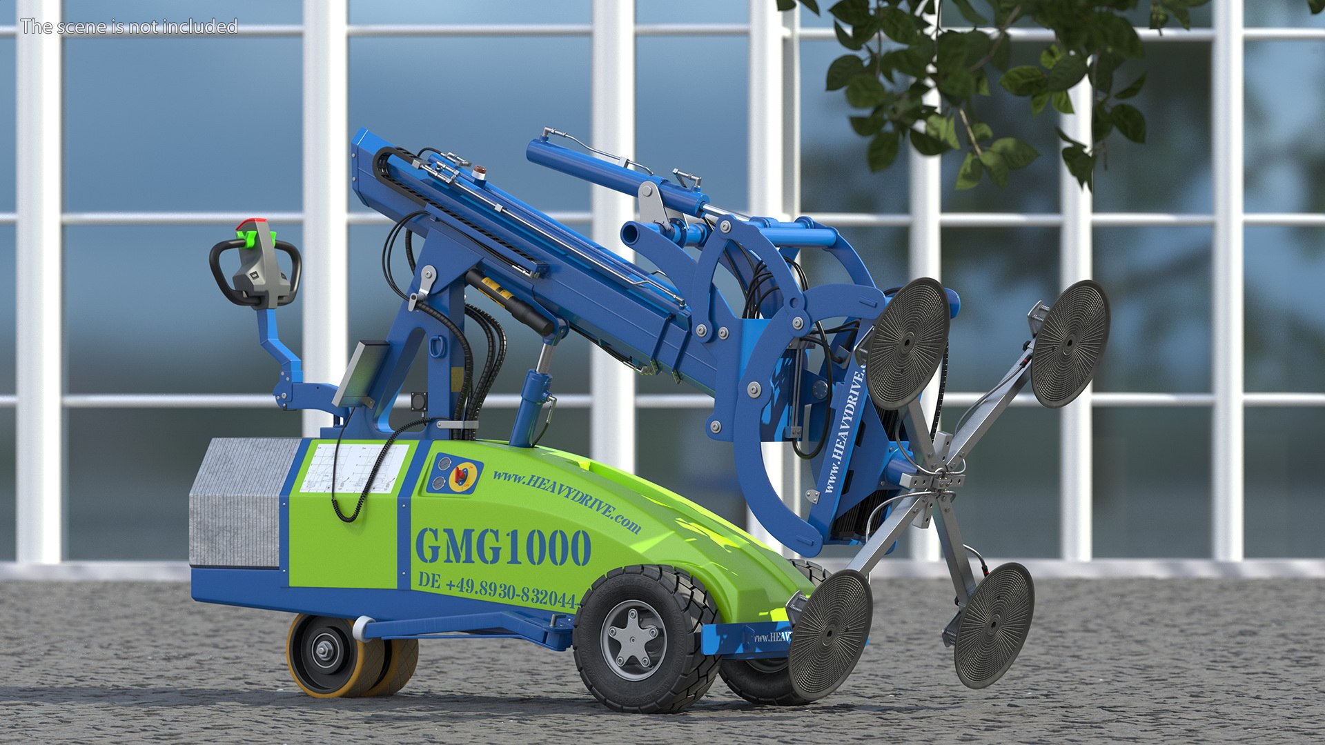 GMG 1000 Glass Handling Machine Rigged 3D model - TurboSquid 1828180