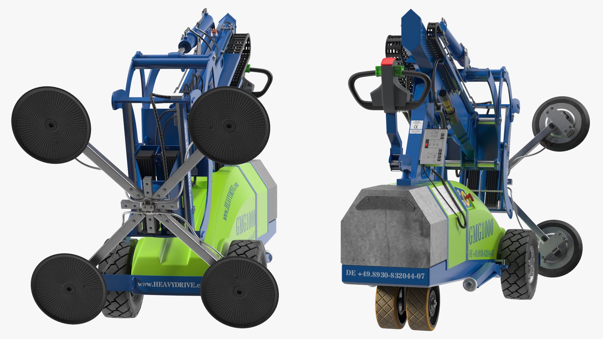 GMG 1000 Glass Handling Machine Rigged 3D model - TurboSquid 1828180