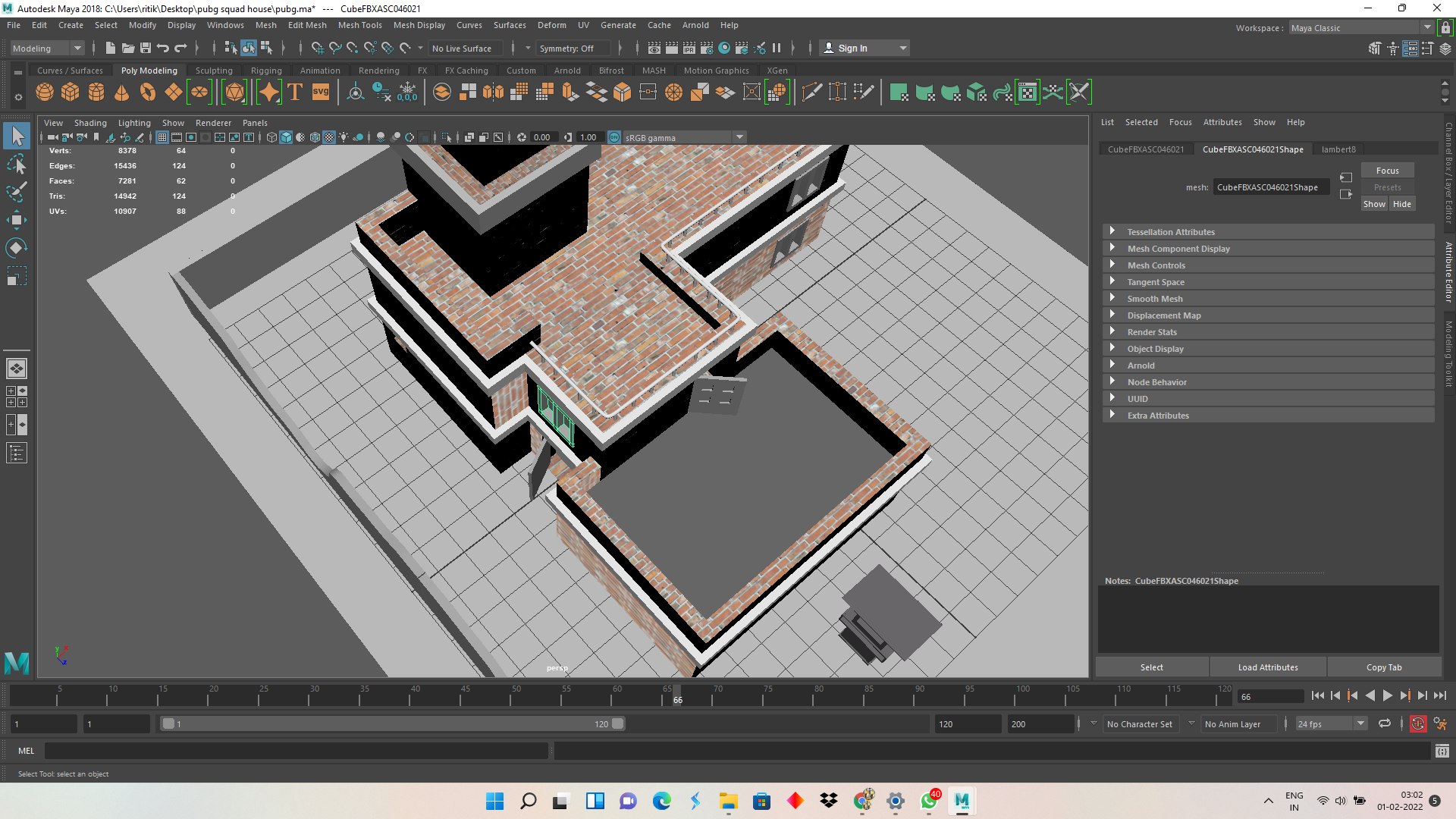 3D BGMI SQUAD HOUSE WITH TEXURE Model - TurboSquid 1847972