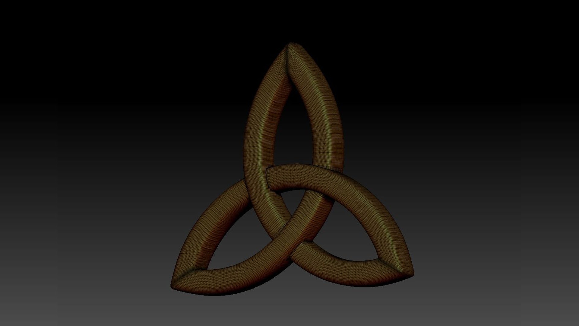 Celtic Knot Triquetra 3D Model - TurboSquid 2181449