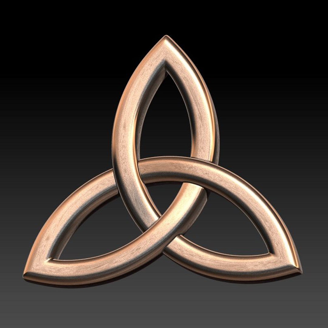 Celtic Knot Triquetra 3D Model - TurboSquid 2181449