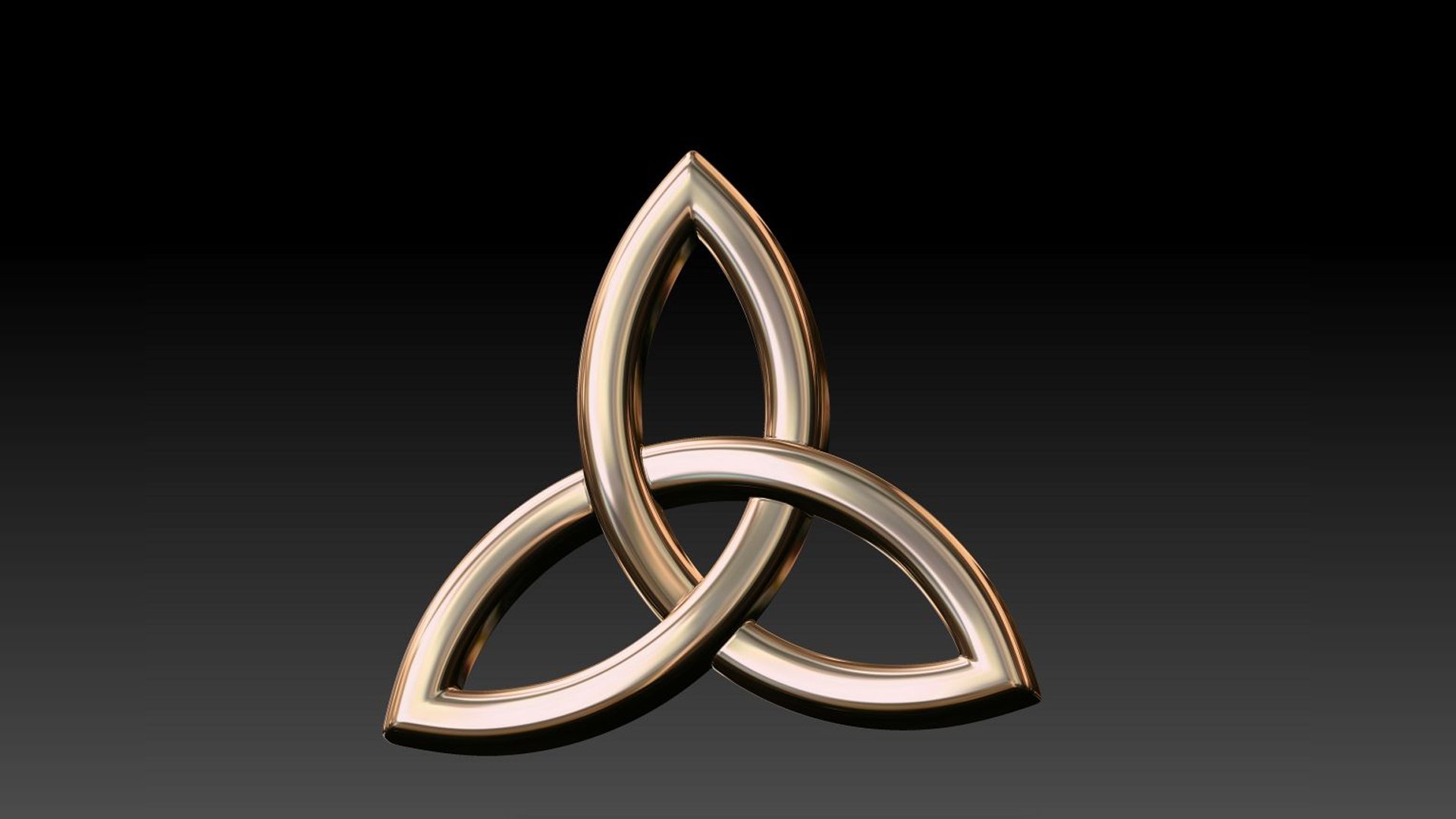 Celtic Knot Triquetra 3D Model - TurboSquid 2181449