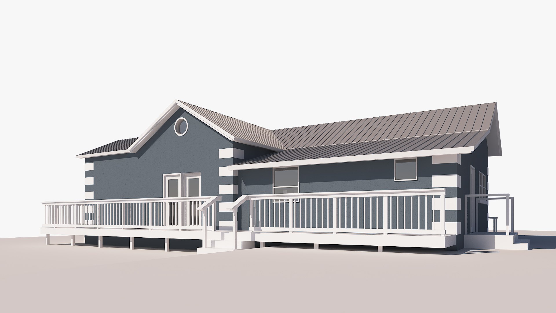 Club House 3D Model - TurboSquid 1819407